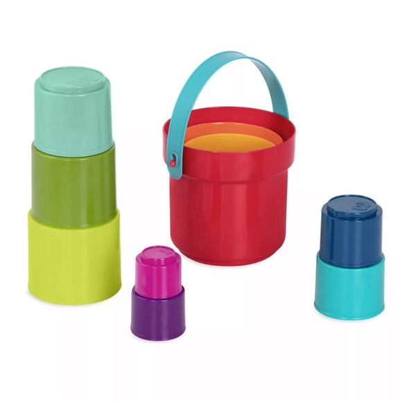 Battat | Toys | Battat Sort And Stack Cups Stacking And Building ...